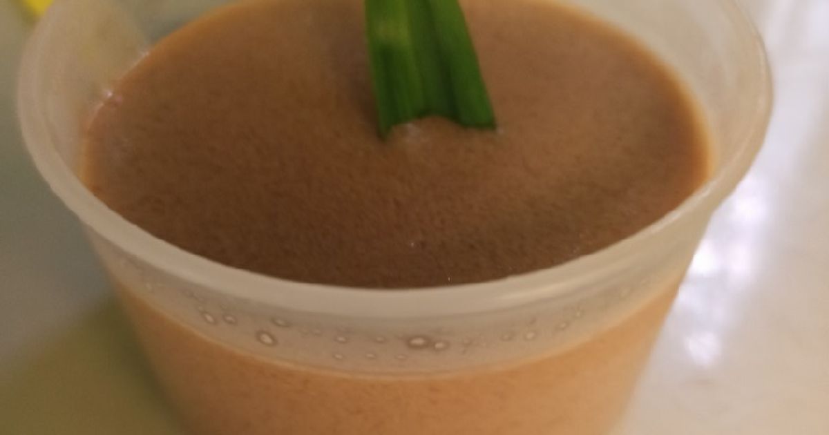 Resep agar agar gula merah daun susu rumahan enak dan mudah - Cookpad