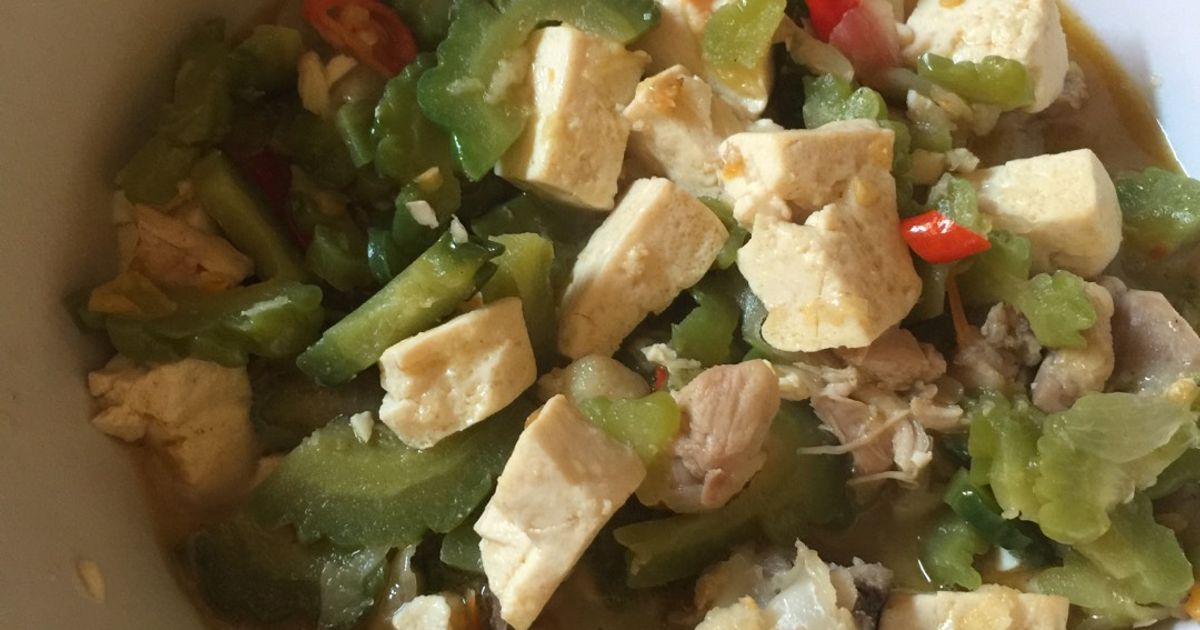 Resep Tumis Pare Tahu Ayam oleh Ang Abigail - Cookpad
