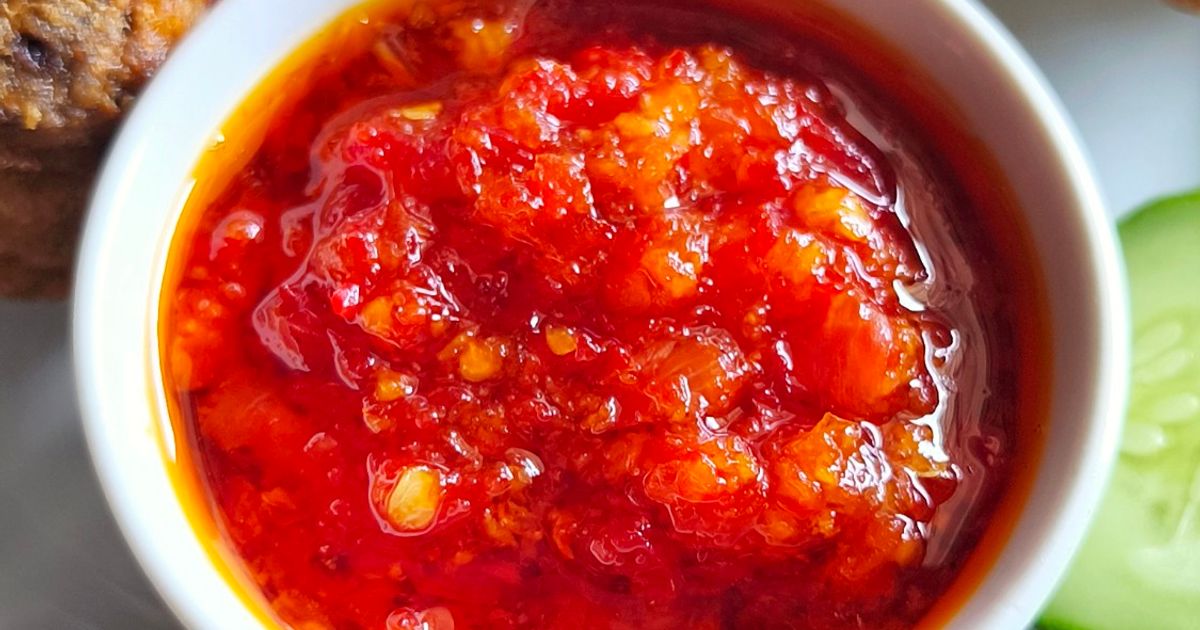 Resep sambal cabe merah tidak pedas rumahan enak dan mudah - Cookpad