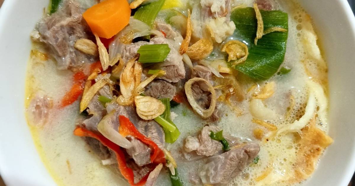 Resep Soto Sengkel Sapi Praktis oleh Risna Endang Lestari - Cookpad