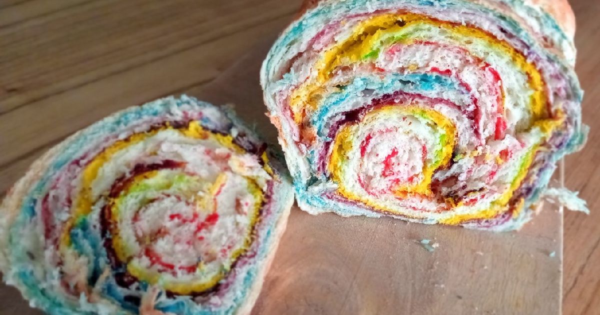Pan De Colores Receta de Gladis Ocampo