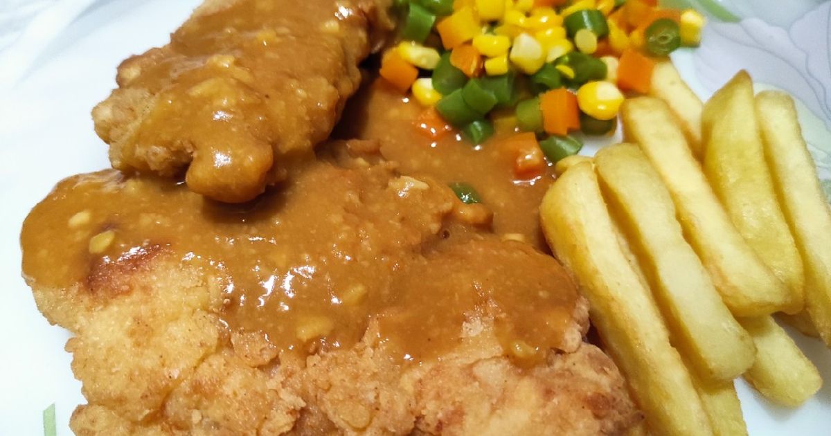 Resep saos steak ayam brown sauce rumahan enak dan mudah - Cookpad