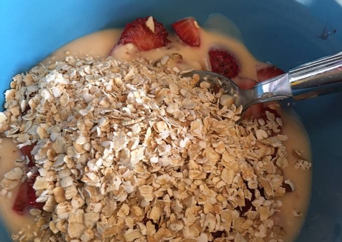 Colación saludable Receta de Daniela- Cookpad