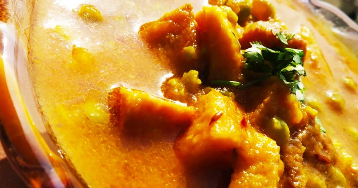 Jimikand Matar Masala Recipe by Dr. Sharda Sharma - Cookpad