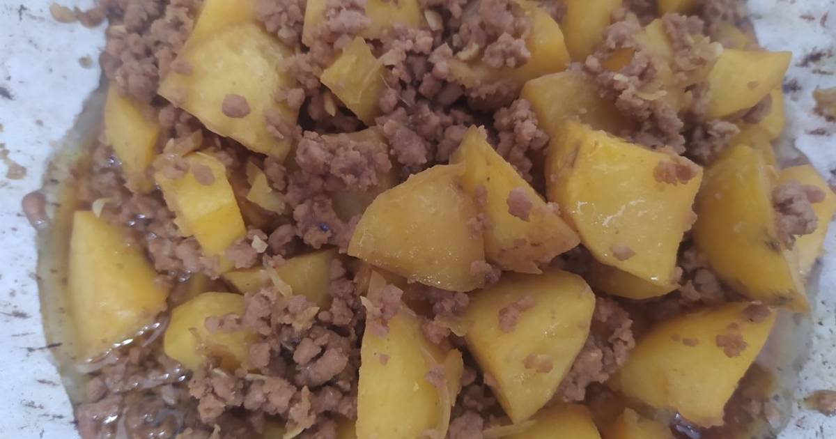 Resep Semur Daging Giling Kentang oleh Alin - Cookpad
