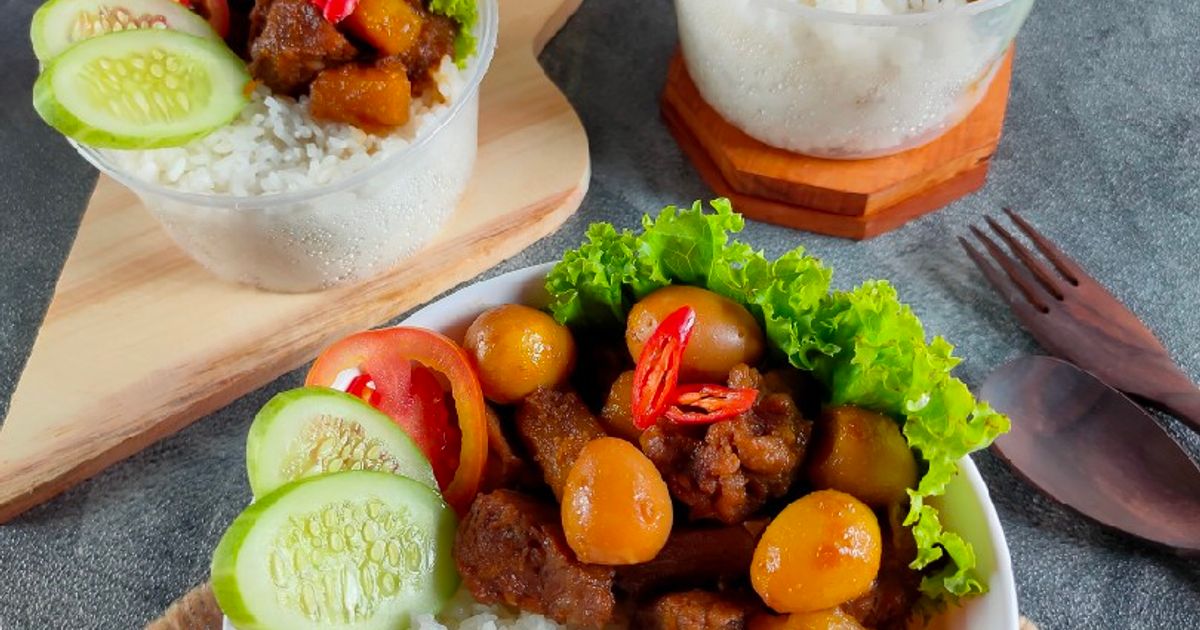 Resep Rice Bowl Semur Betawi oleh Lyliput Kitchen's - Cookpad