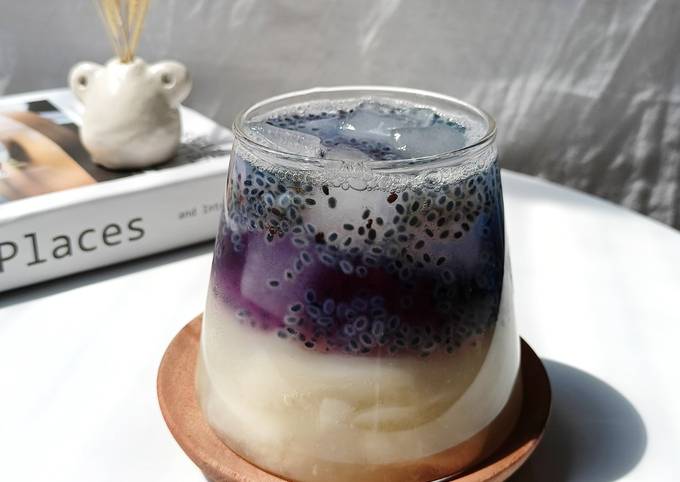 Resep Es Sirsak Telang 🍧 oleh Febriyana | IG: @febbriyana - Cookpad
