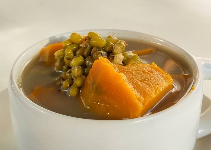 Resep Kacang Ijo Labu, no santan, less sugar oleh Deniza Ika - Cookpad