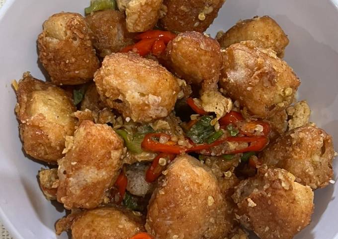 Resep Tahu Cabai Lada Garam oleh michikoonara - Cookpad