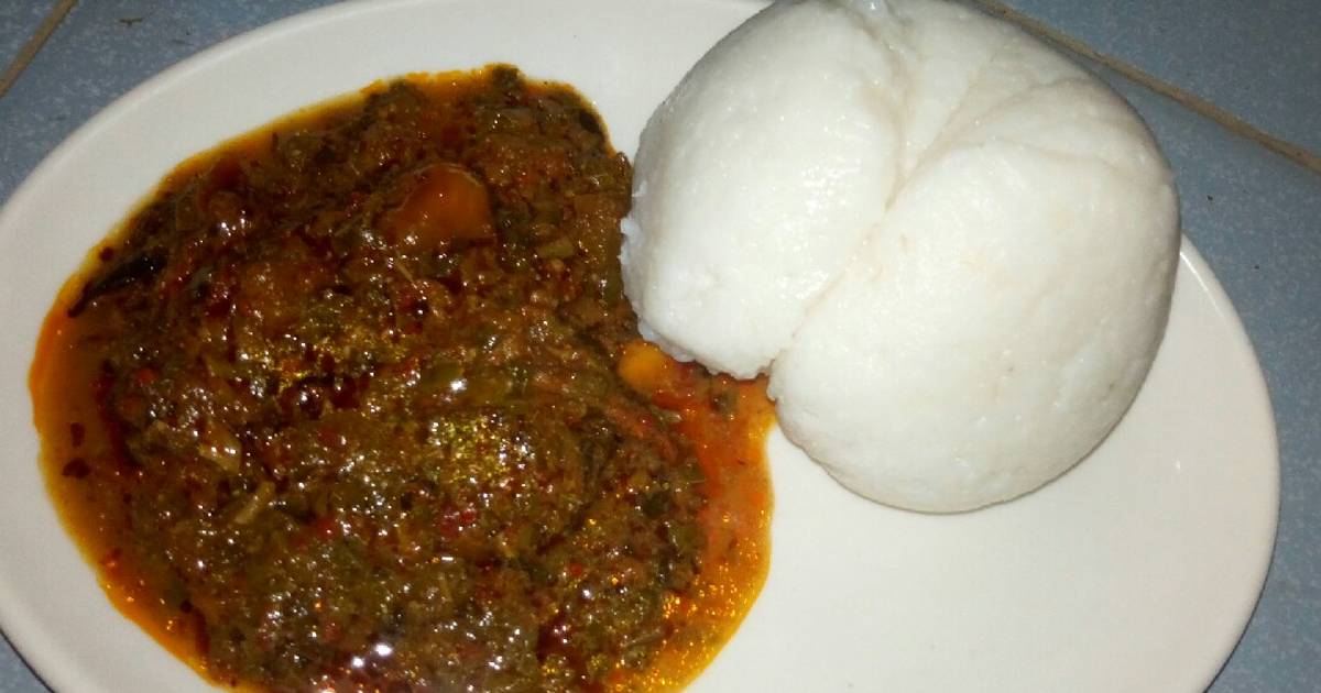 Maize swallow with egusi soup Recipe by Zainab Jari(xeetertastybites ...