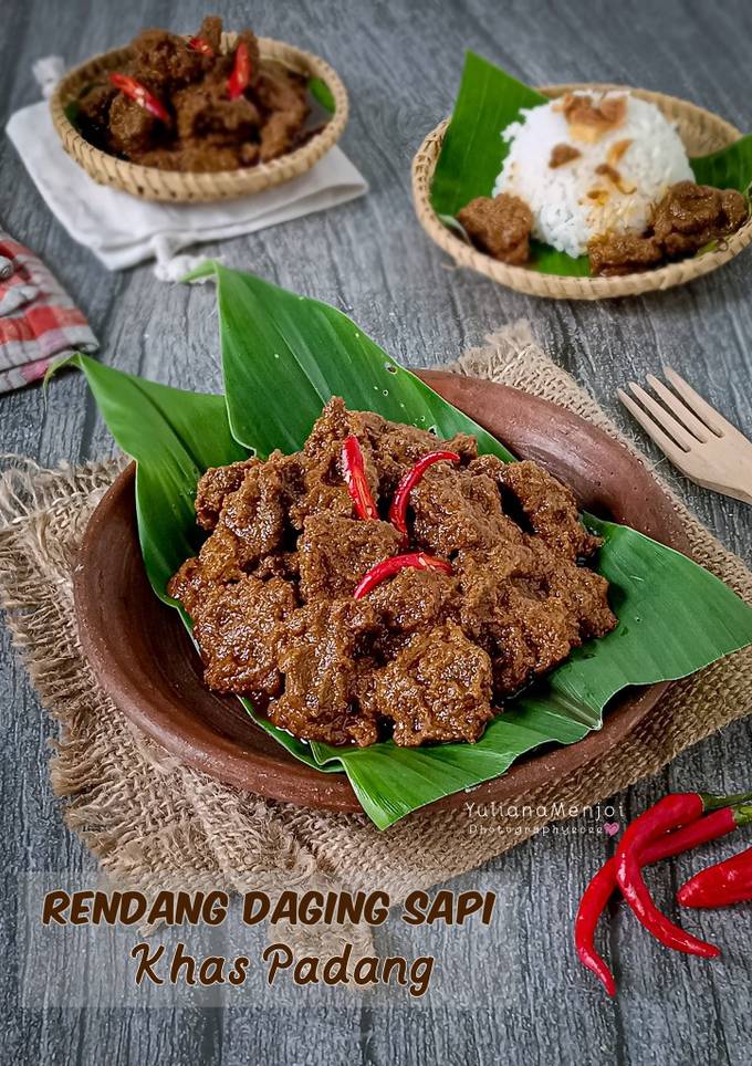 Resep Rendang Daging Sapi Khas Padang oleh Yuliana.Menjoi - Cookpad