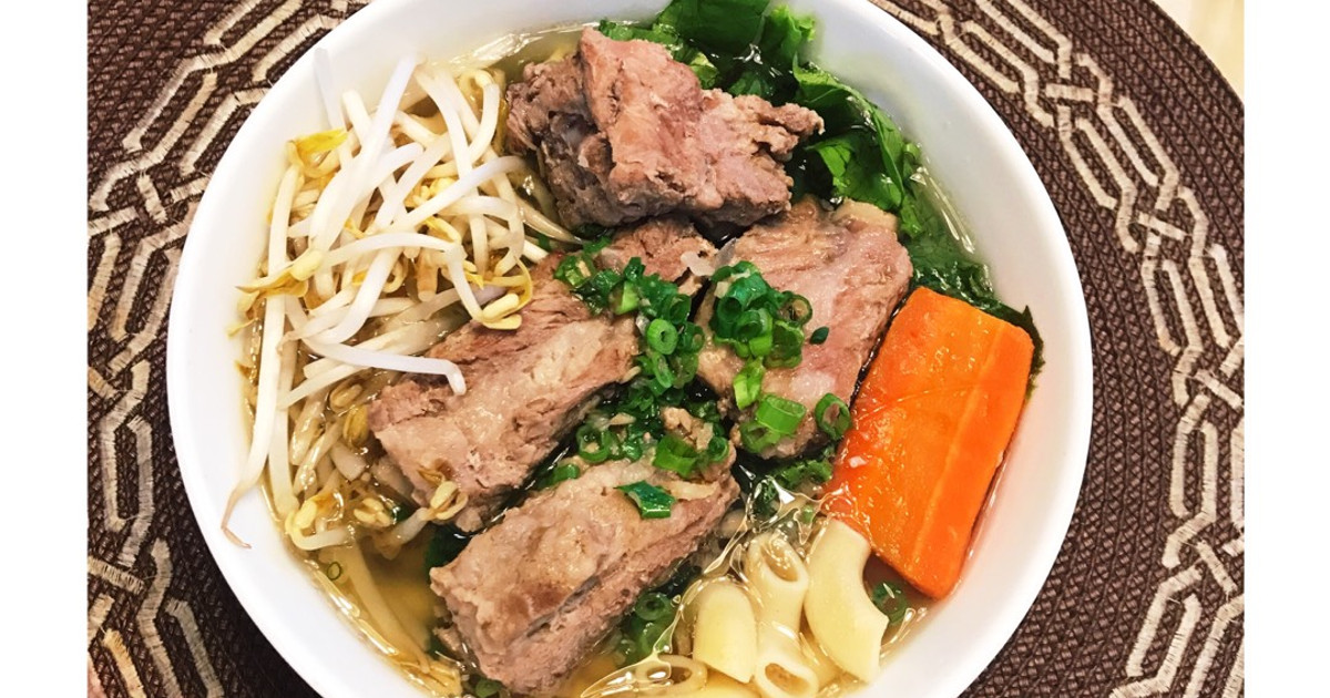 Cách Làm Món Nui Nấu Sườn 🍲 của Hannah Dao - Cookpad