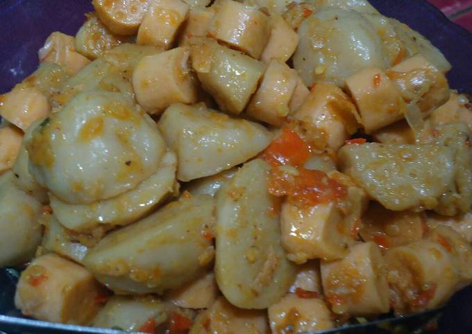 Resep Oseng Bakso Tuna Sosis Udang oleh Finda Wahyoe Setioningsih - Cookpad