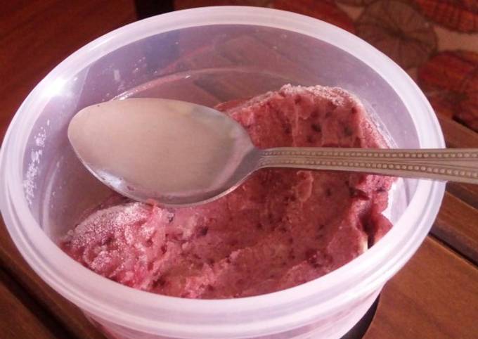 Helado natural Receta de Javiera Pacheco Guajardo- Cookpad