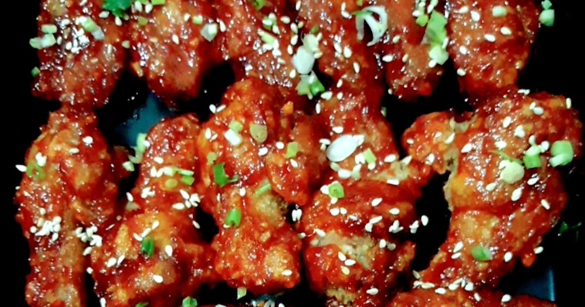 สูตร ไก่ทอดซอสเกาหลี(ไก่บอนซอน) Bonchon Chicken โดย Bambi Cooking - Cookpad