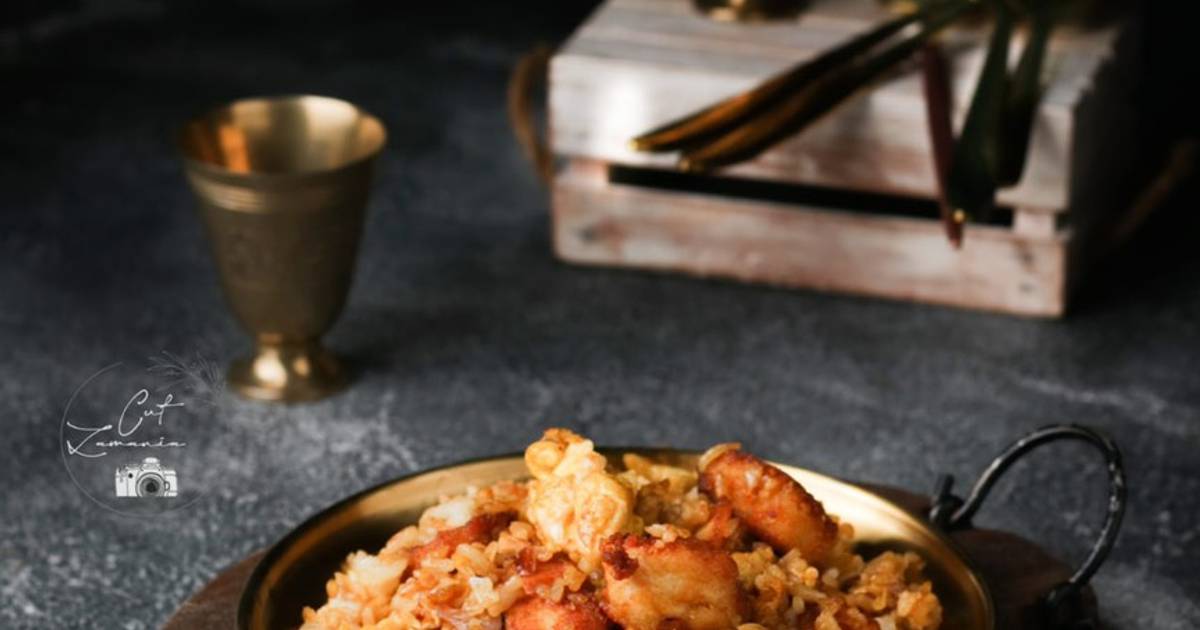 Resep Nasi goreng nugget oleh cutzamania - Cookpad