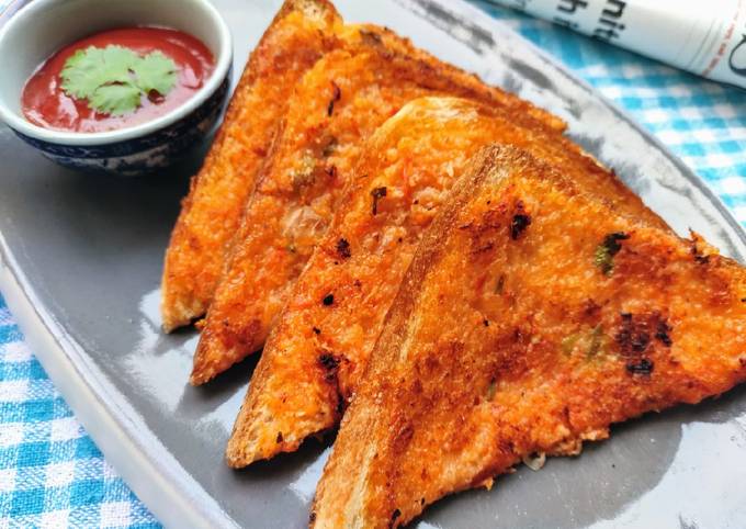 Sooji toast Recipe by Swati - Cookpad