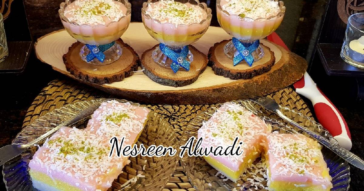 طريقة عمل حلاوة السميد او الكريزة على اصولها بطريقة سهلة وسريعة من Nesreen Al-wadi - كوكباد
