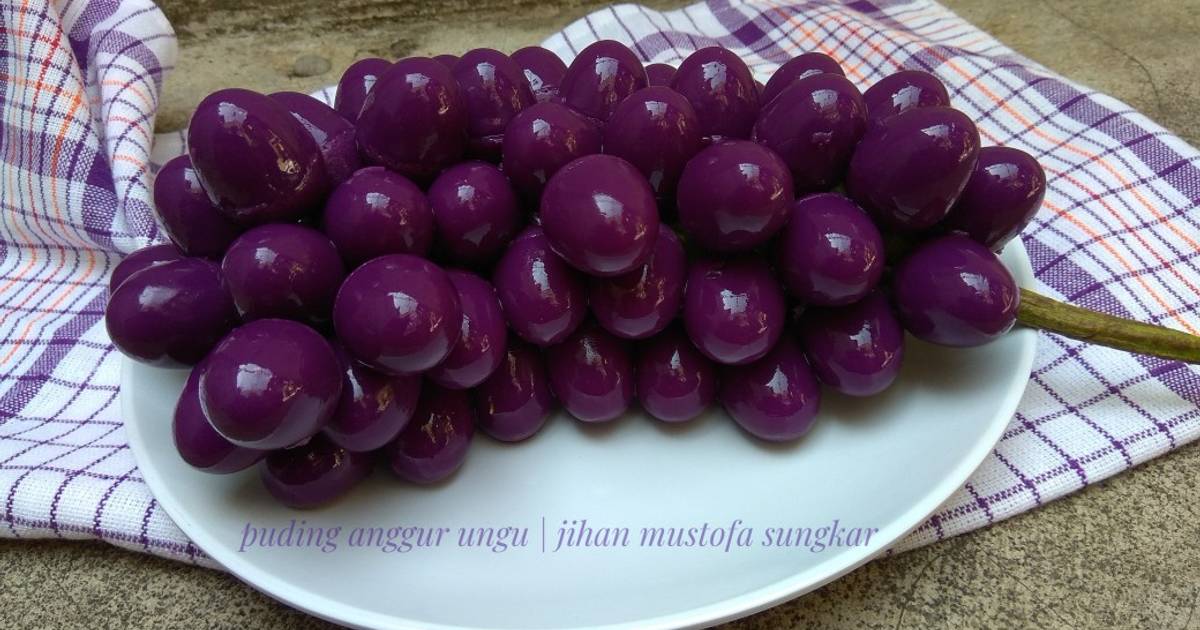 Resep 13. puding anggur ungu #tantanganakhirtahun #masakditahunbaru ...
