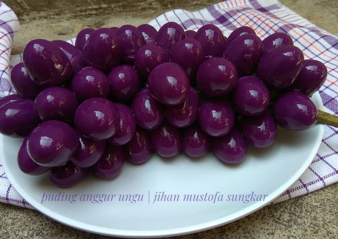 Resep 13. puding anggur ungu #tantanganakhirtahun #masakditahunbaru ...