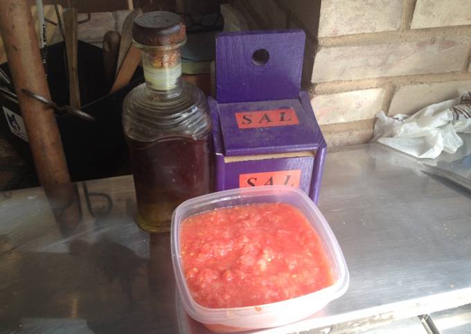 Tomate rallado a mi estilo Receta de condemorante- Cookpad