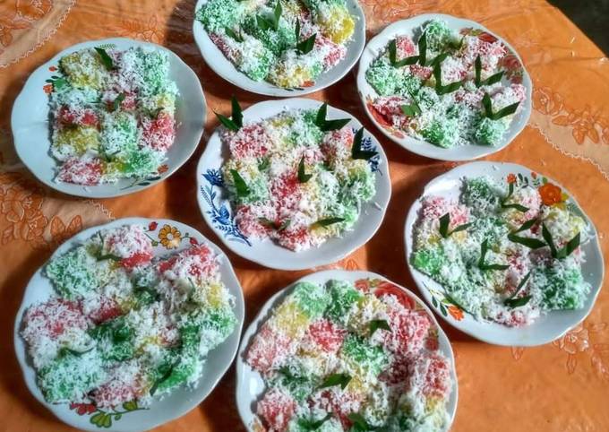 Resep Lepat ubi pelangi rasa durian oleh Theresia - Cookpad