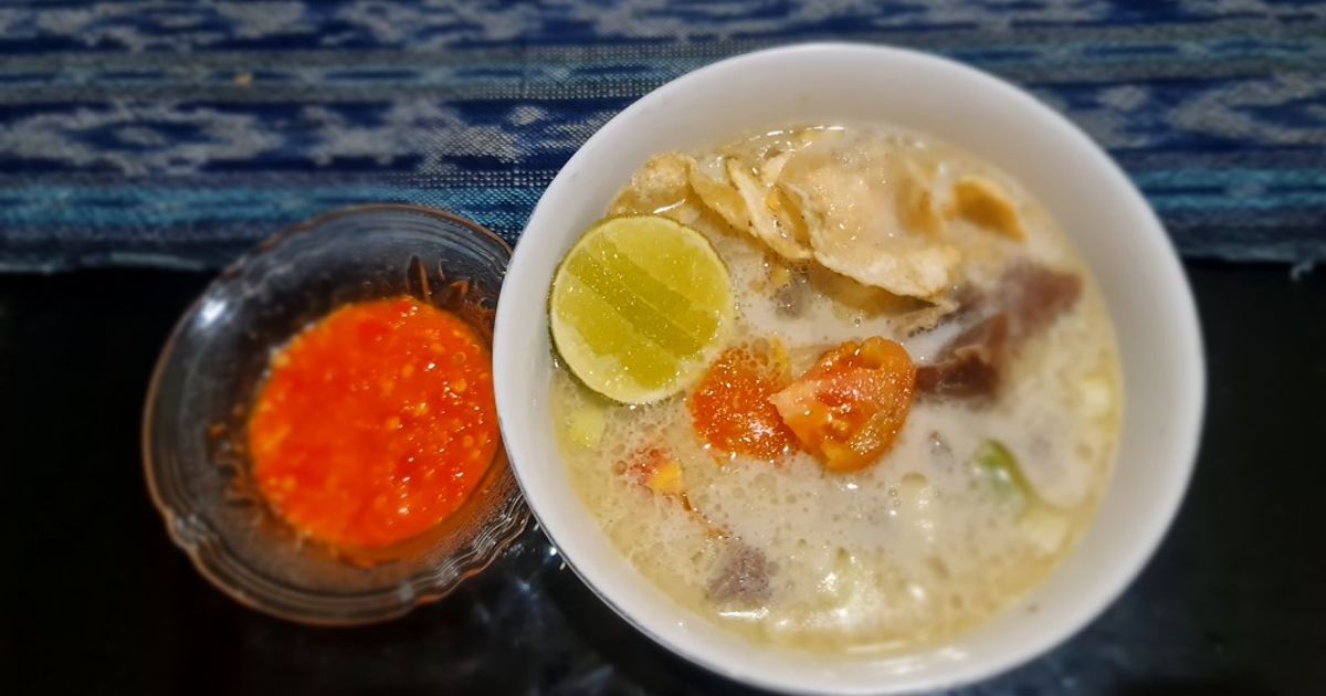 Resep soto betawi iso sapi rumahan enak dan mudah - Cookpad