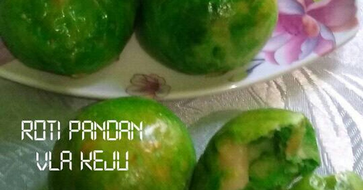 Resep Roti Pandan Vla Keju oleh Sharlayanti - Cookpad
