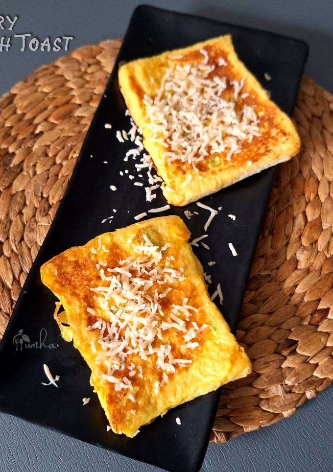 Resep Savoury French Toast (Roti Tawar Balut Telur) oleh Ayu Umha - Cookpad