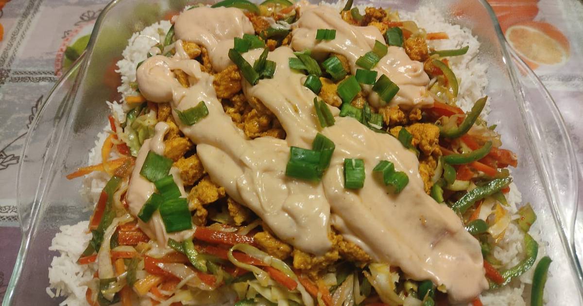 Bbq rice Recipe by Zainab Aftab - Cookpad