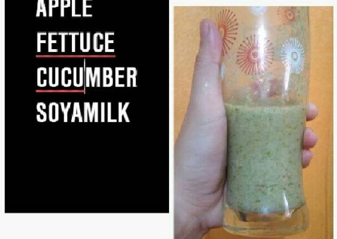 Resep Jus Apel Selada Timun Susu Kedelai oleh Nia Dasawulan - Cookpad