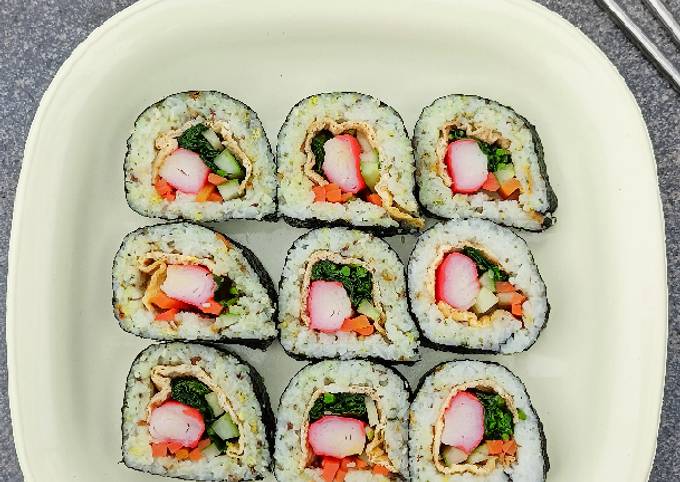 Resep Kimbap Crab Stick oleh Ken - Cookpad