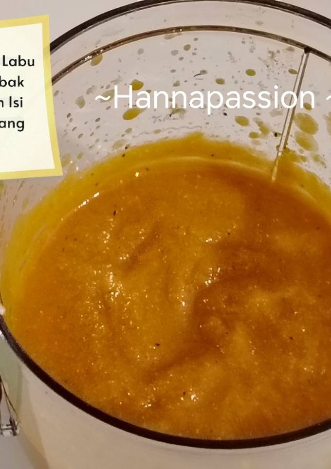 Resipi Puri brokoli, labu kuning, lobak merah dan ayam cincang halus ...