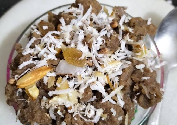 Gur halwa Recipe by Mukta Shukla - Cookpad