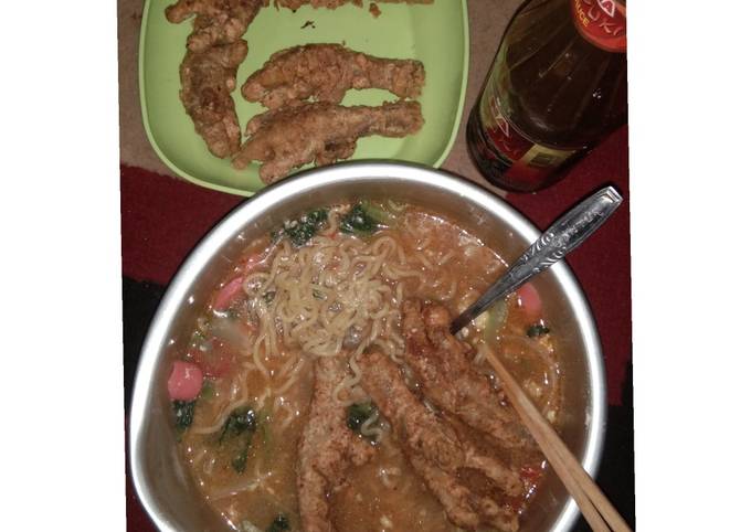 Resep Mie Rebus Ceker Kentaki oleh Mia Fratiwi - Cookpad