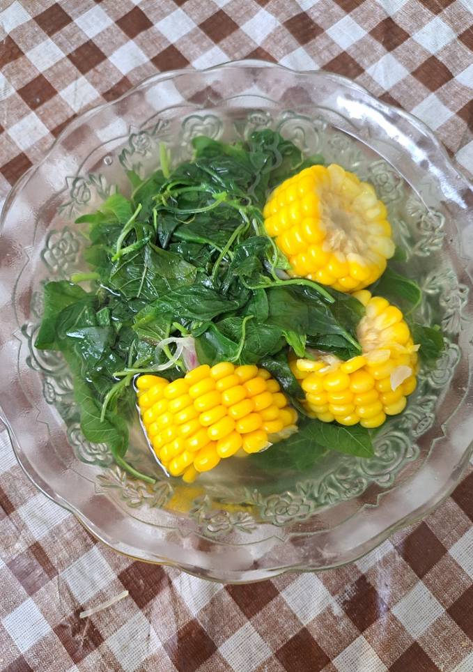 Resep Sayur Bayam Bening Simple oleh Debby Anggraeni - Cookpad