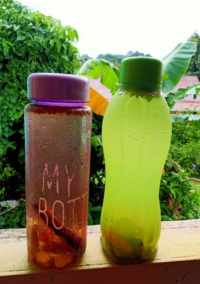 Resep Infus Water Kayu manis, kunyit, jahe, ketumbar, dan kurma oleh ...