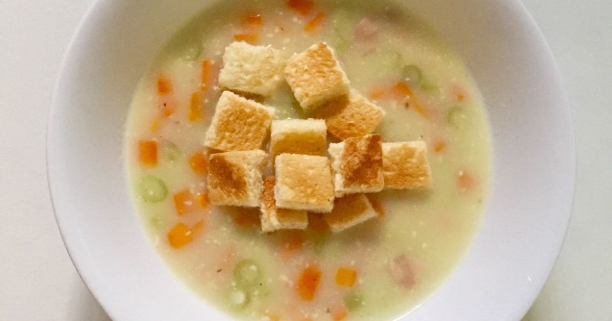 Resep Cream Soup With Croutons oleh Sofi Ariani - Cookpad