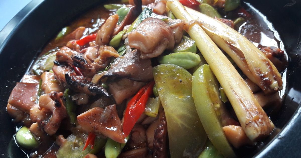 Resep Sotong Cuka Pete Lada Hitam oleh Rock 'N Roll Kitchen - Cookpad