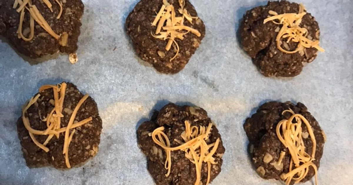 Resep Dark Choco Cheese Oat Cookies Gluten Free (Takaran Sendok) oleh ...