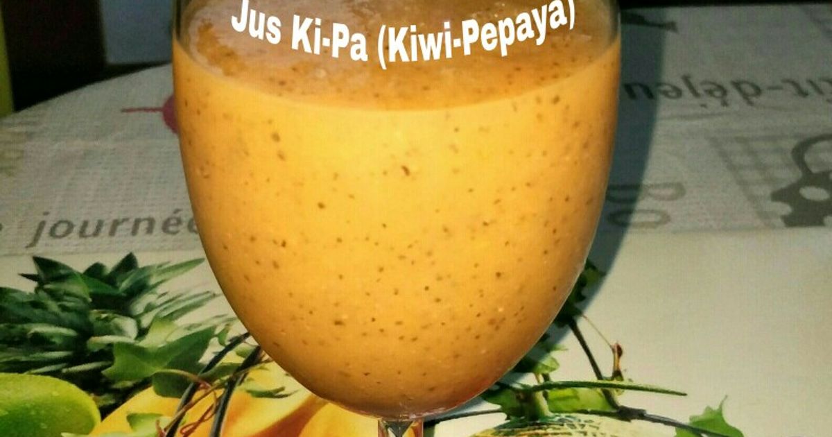 Resep Jus Ki Pa (Kiwi Pepaya) oleh AMBYAR KITCHEN (Emily's Food ...