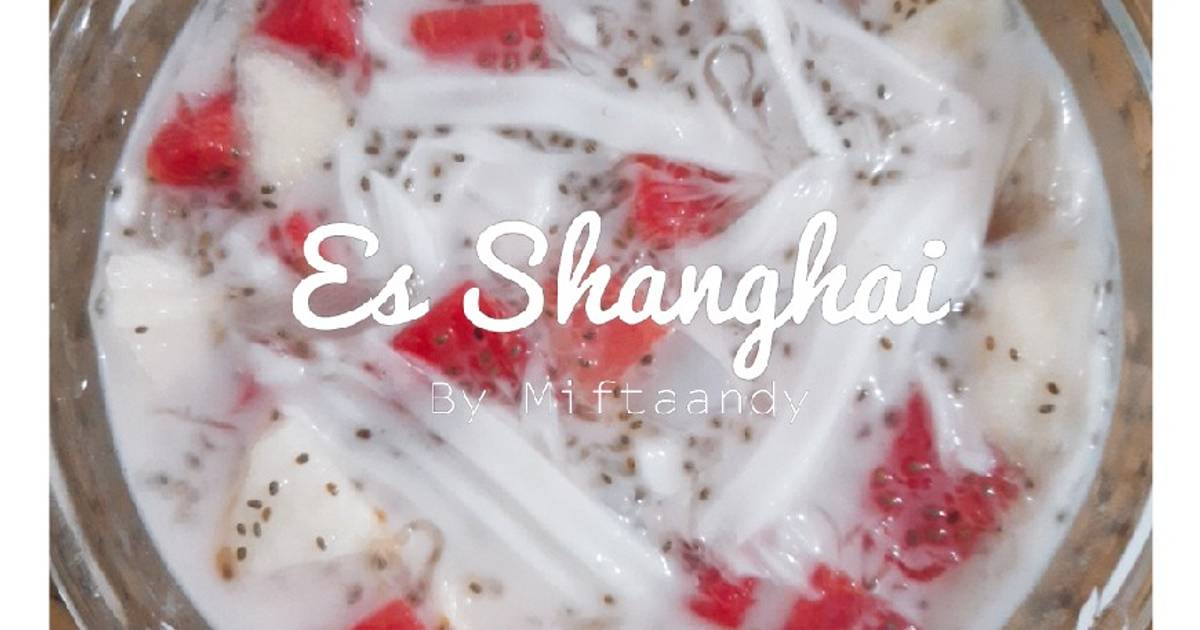 12 resep es shanghai enak dan mudah - Cookpad