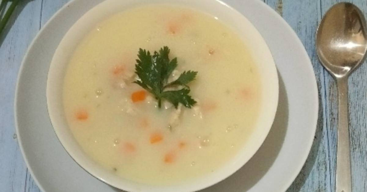 Resep Creamy Chicken Soup oleh Ine Ervina - Cookpad