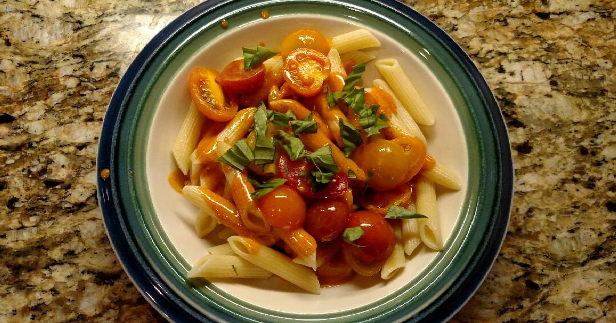 Chipotle Lime Pasta With Grape Tomatoes Recipe By David W