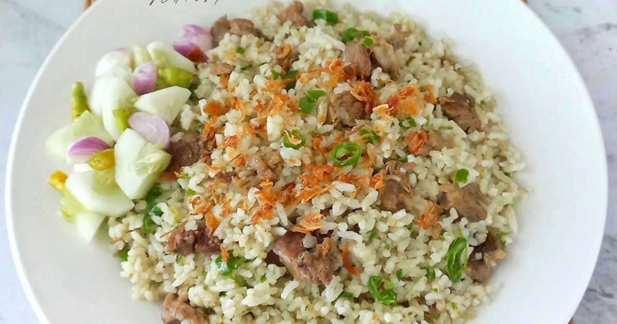 Resep Nasi Goreng Daging Cabe Ijo Ala Resto oleh Vey Alodia's Kitchen ...