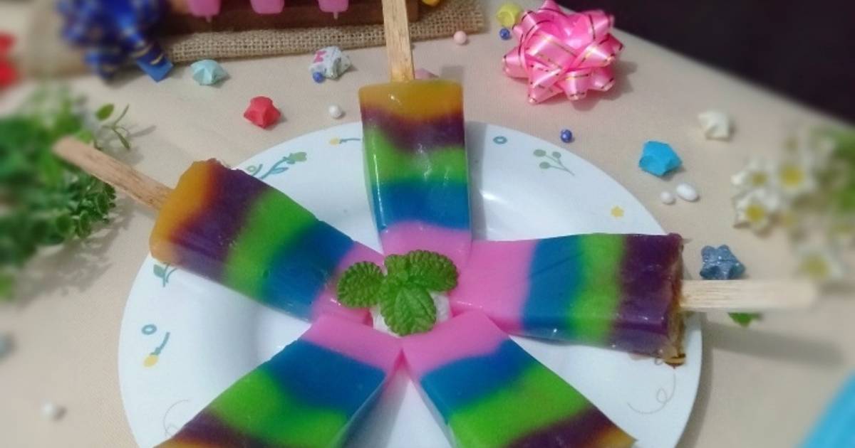 176 resep es gabus pelangi enak dan mudah - Cookpad