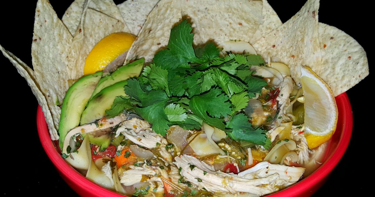 Mike's Spicy Mexican Sick Day Chicken Noodle Soup Recipe By Mmobrien