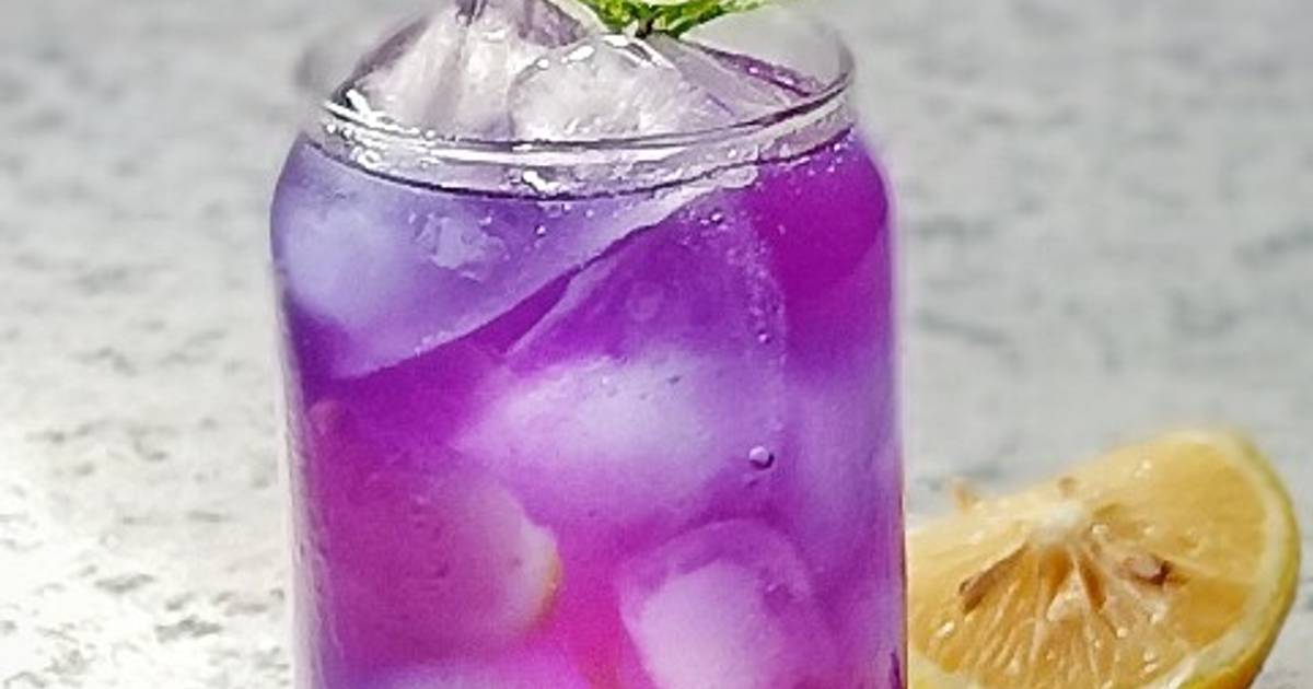 93 resep es limun bunga telang enak dan mudah - Cookpad