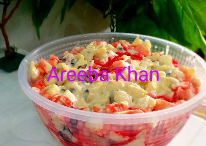 Special Cream Fruit Chat Recipe by Areeba Khan - Cookpad