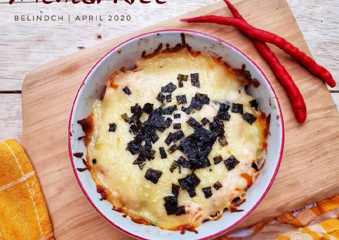 Resep Cheesy Hot Mentai Rice oleh Belindch - Cookpad